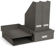 Kartonové organizéry na dokumenty v sadě 5 ks Holger – Bigso Box of Sweden
