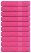 Ručníky FROGN 10 ks růžové 100x200 cm 360 g/m² 137060