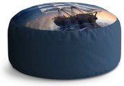 Sablio Taburet Circle Plachetnice mezi horami: 38x48 cm