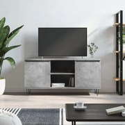 TV skříňka betonově šedá 104 x 35 x 50 cm kompozitní dřevo