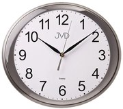 JVD Tiché netikající antracitové nástěnné hodiny JVD HP664.2