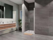 Lansanit EX Elisa - Sprchové dveře dvoukřídlé 100 cm, chrom/matné sklo LAN03002