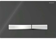 Geberit Sigma50 - Ovládací tlačítko splachování, chrom/černá 115.788.DW.2