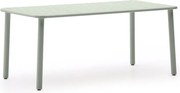 Ocelový zahradní jídelní stůl 90x180 cm Brai – Kave Home