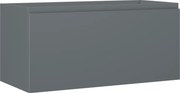 Mexen Orio, koupelnová skříňka 100 cm, 1 zásuvka, grafitová matná, 91A10-10047-1-BF66