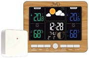 JVD Digitální rádiem řízená meteorologická stanice JVD RB6685.2 v imitaci dřeva