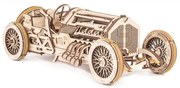 Ugears - 3D dřevěné mechanické puzzle U9 Auto Grand Prix