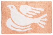 Broskvová koupelnová předložka 50x80 cm White Dove – Rex London