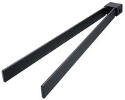 Nimco Kibo - Držák ručníků otočný, 38 cm, černá mat Ki-14096-90