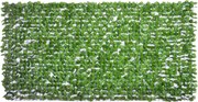 Outsunny Umělý živý plot Soukromí Živý plot Terasa Nástěnná dekorace Nástěnná dekorace Světle zelená 300 x 150 cm | Aosom