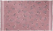 Lorena Canals, Kusový koberec English Garden Ash Rose, 140x210, růžová, ložnice