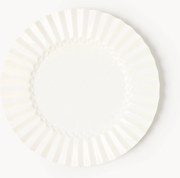 Sada porcelánových snídaňových talířů s reliéfním vzorem Antonin, 4 díly