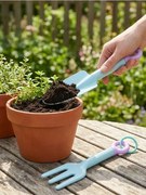 Sinsay - Sada zahradního nářadí 2 pack - světle modrá