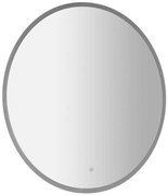Sapho - Zrcadlo s LED osvětlením, průměr 80 cm, s dotykovým senzorem VS080S
