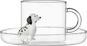 Ichendorf Milano designové šálky na čaj Dogs Tea Cup With Saucer Dalmata