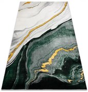 Koberec EMERALD výhradní 1017 glamour, stylový mramor lahvově zelená