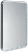 Sapho Sapho, FLOAT LED podsvícené zaoblené zrcadlo v rámu 600x800mm, bílá, 22572