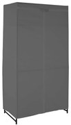 Šedá látková šatní skříň 90x160 cm Dara – Premier Housewares