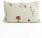 MK Lůžkoviny Krepový povlak na polštář Renforcé 40 x 60 cm - Vlčí máky béžové