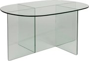 Skleněný konferenční stolek 60x80 cm Linea – Zuiver