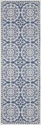 80x350 Běhoun Twin Supreme 104130 Blue/Cream – na ven i na doma