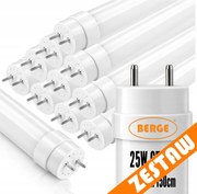 10x LED trubice 150cm T8 25W 2500lm 6500K G13 - studená bílá