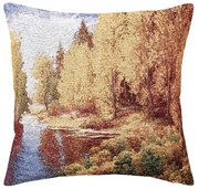 SCANquilt povlak MOTIV gold trees okrová 45 x 45 cm