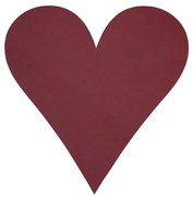 Prostírání z eko kůže 30x30 cm Heart Nupo – LIND DNA