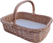 HRADIL velký proutěný podnos 53 x 39 cm Rozměry koše: 54 x 38 x v.po ucho 35 cm,bez 13