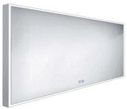 Nimco Zrcadla - Zrcadlo s LED osvětlením, 140x70 cm, dotykový senzor, hliník ZP 13008VX