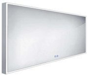 Nimco - Zrcadlo s LED osvětlením, 140x70 cm, dotykový senzor, hliník ZP 13008VX