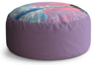 Sablio Taburet Circle Ledovec: 38x48 cm