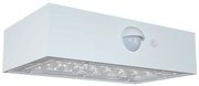 LED Solární nástěnné svítidlo se senzorem LED/3W/3,7V 3000K/4000K IP65 bílá