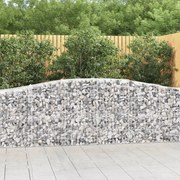 Klenuté gabionové koše 15ks 400x50x80/100 cm pozinkované železo 3145952