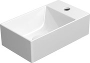GSI Sapho, KUBE X keramické umyvadlo 40x23 cm, bílá ExtraGlaze