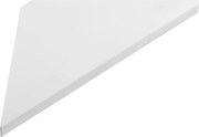 Sapho Sapho, ABELINE rohová police Rockstone 250x250mm, bílá matná, AE250-0101