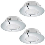 Eglo 95822 - SADA 3x LED podhledové svítidlo PINEDA 1xLED/4,9W/230V