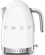 Smeg Rychlovarná konvice 50´s Retro Style, s regulací teploty, 1,7 l bílá KLF04WHEU