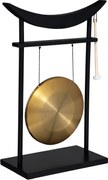 Čínský gong, kovový, dekorace, 69,5 cm