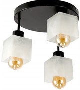 BERGE LED nástěnné kulaté svítidlo 3xE27 CUSTOM WHITE