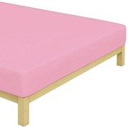 Jersey prostěradlo do dětské postýlky - 70 x 140 cm - růžové