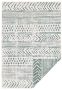 Zeleno-krémový venkovní koberec NORTHRUGS Biri, 80 x 150 cm