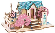Woodcraft Dřevěné 3D puzzle Jarní dům