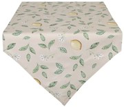Bavlněný běhoun s motivem citrónů Lemons & Leafs – 50x160 cm