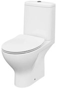 Cersanit Moduo - WC kombi se sedátkem SoftClose, vario odpad, spodní napouštění, CleanOn, bílá K116-032