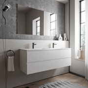 Koupelnová skříňka AVA 160 cm s umyvadlem z minerálního odlitku BRUXELLES - možnost volby barvy
