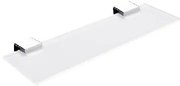 Nimco Kibo - Polička, délka 40 cm, matné sklo/chrom Ki 14091B-40-26