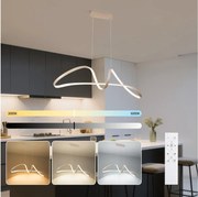 Brilagi-LED Stmívatelný lustr na lanku TWISTER LED/60W/230V 3000-6000K béžová+DO