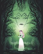 Komar Plakát Disney Sleeping Beauty Aurora Maleficent 40 x 50 cm