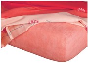 DADKA VRACOV Froté prostěradlo losos Rozměr 90x200x20 jednolůžko